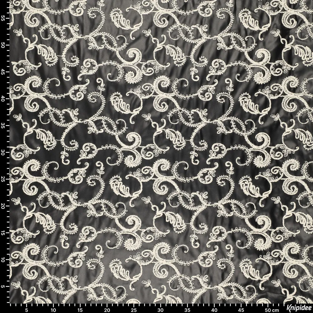 23208 Paisley EMB Vegan Leather | Knipidee.nl - Color code: 998